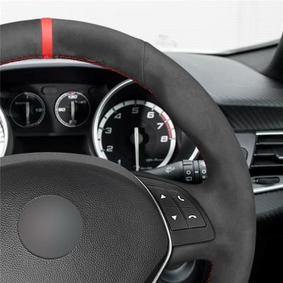 China Alfa Romeo Giulietta 2014-2021 Suede stuurwieldoek voor bescherming van het interieur van de auto Te koop