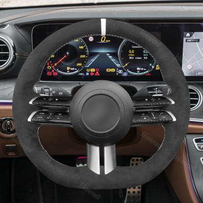 China Mercedes Benz C-Class W177 E-Class W213 EQE V295 EQS V297 AMG-Line 2021-2023 Blue Suede 3-Spoke for sale