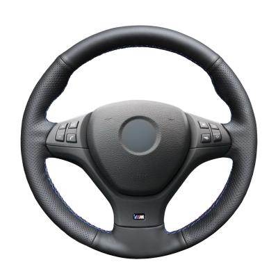 China Capa do volante de couro preto para BMW X5 E X6 M 2006-2014 à venda