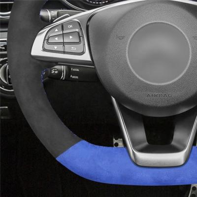 Cina Mewant Alcantera copertura del volante per Mercedes C E S SL GLC GLE CLA CLS classe AMG in vendita