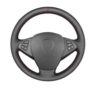 China 2009-2010 Capa do volante de couro PU preto personalizado para BMW X3 E83 3-Spoke Wheel à venda