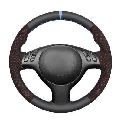 Cina Copertura del volante in suede morbida personalizzata per BWM serie 3 X5 Z3 2000 2001 2002 2003 2004 in vendita