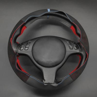 Cina Copertura del volante in suede morbida personalizzata per BWM serie 3 X5 Z3 2000 2001 2002 2003 2004 in vendita