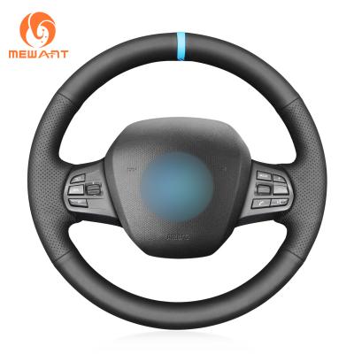 中国 BMW i3 2013-2022 自動車フィットメント 手縫い 柔らかい 偽造型 PU レザー ステアリングホイールのカバー 販売のため