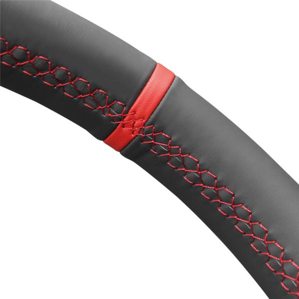 Quality Red Thread Steering Wheel Cover for Mercedes Benz A250 W177 C118 W205 C257 W213 for sale