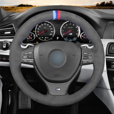 Cina Protezione del volante auto per BMW Serie 5 M F11 F07 6 Serie F12 F13 F06 7 Serie F01 F02 M5 F10 Copertura nera in vendita