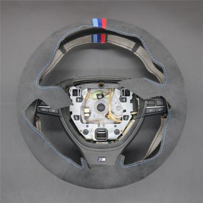 Cina Protezione del volante auto per BMW Serie 5 M F11 F07 6 Serie F12 F13 F06 7 Serie F01 F02 M5 F10 Copertura nera in vendita