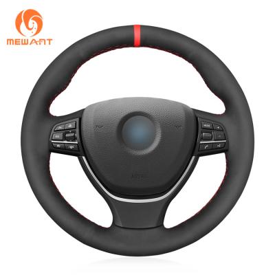 Cina Stile Fan Club Design Nero Ruota di volante in camicia da bagno cucitura a mano per BMW Serie 7 F02 in vendita