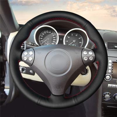 Cina Copertura del volante in pelle originale per Mercedes Benz W170 W171 SLK 200 200K 280 350 2004 2005 2006 2007 2008 C230 Sport in vendita