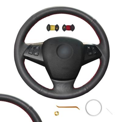 Cina Coperchio del volante auto a filo personalizzato per BMW X5 E70 Durable e elegante in vendita