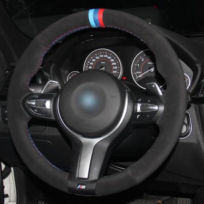 中国 BMW M5 F86 F87 F80 F82 F30 F83 F25 F35 F32 F33 F07 F10 F11 F18 F06 F12 F13 F15 スウェードステアリングホイールのカバー 販売のため
