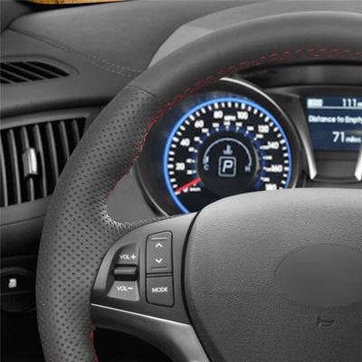 Cina Copertura del volante in pelle originale per Hyundai Genesis Coupe Rohens 2009-2016 in beige in vendita