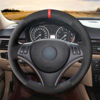 China Hand Sewing Steering Wheel Cover for BMW E81 E82 E87 E88 2008-2012 Sew Thread Needle for sale
