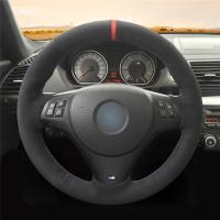 China Hand Sewing Steering Wheel Cover for BMW E81 E82 E87 E88 2008-2012 Sew Thread Needle for sale
