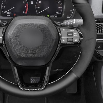 China Maroon Fan Club Design Style Custom Steering Wheel Cover para Honda Civic 11a geração 2022 à venda