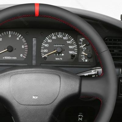 China Perfeitamente ajustado DIY Original Couro Volante de Envelopamento para Toyota LandCruiser 80 Série 1990-1997 à venda