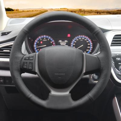 Cina Suzuki CELERIO S-CROSS SX4 2013 2014 Ruota a 3 punte Copertura del volante in pelle nera in vendita