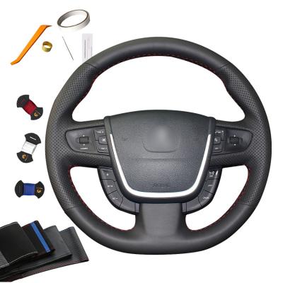 China Zwart Echt Lederaccessoires Voor Peugeot 508 SW 508 Te koop