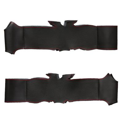 China Acessórios de interiores de carros Couro genuíno preto Custom DIY Volante para Chevrolet Cruze 2015 Volt 2016 2017 à venda