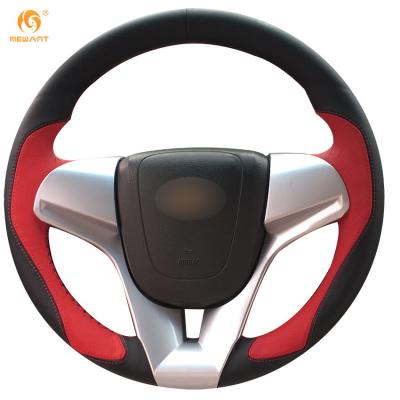 中国 ブラック DIY スウェード レザー ステアリングホイールのカバー シェボレー クルーズ シェボレー アヴェオ 販売のため