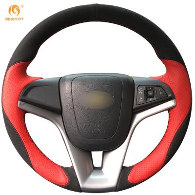 中国 ブラック DIY スウェード レザー ステアリングホイールのカバー シェボレー クルーズ シェボレー アヴェオ 販売のため