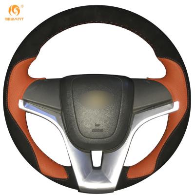 中国 ブラック DIY スウェード レザー ステアリングホイールのカバー シェボレー クルーズ シェボレー アヴェオ 販売のため