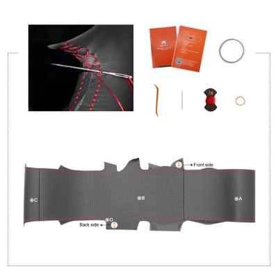 Cina Copertura del volante in pelle in microfibra cucitura cucitura a mano per Opel Vauxhall Astra K Corsa E F VXR OPC Combo Grandland Insignia in vendita