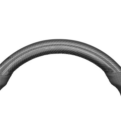 China Handnähte Steuerwelle aus Carbonfaser aus Leder für Opel Astra GSI Vauxhall Corsa Vectra C 2005 2006 zu verkaufen