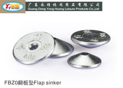 China 60G flap sinker Lead Fishing Sinkers die casting fishing lead sinker for sale