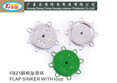 China 25G flap with swivel sinker   fishing lead weight die casting fishing lead sinker for sale