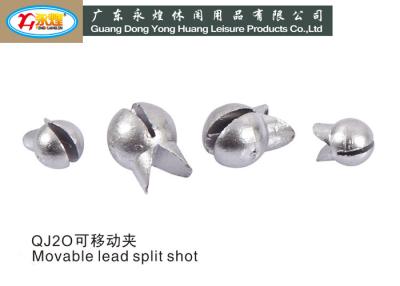 China 8G movable lead split shot   fishing lead weight die casting fishing lead sinker for sale