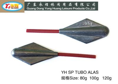 China 2017new type 80G 100G 120G YH SPTUBOALAS saltwater fishing sinkers lead for sale