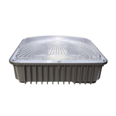 Cina Le luci del baldacchino da 45 watt LED tipo di alluminio di Shell della pressofusione per l'accensione dei parcheggi in vendita