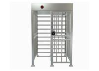 China 4 Sections Full Height Turnstile Gate with LED Display - 500-600mm Arm Length, 40W Power Consumption for sale