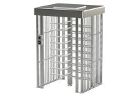 China 4 Sections Full Height Turnstile Gate with LED Display - 500-600mm Arm Length, 40W Power Consumption for sale