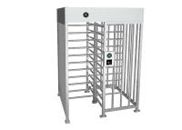 China 4 Sections Full Height Turnstile Gate with LED Display - 500-600mm Arm Length, 40W Power Consumption for sale