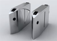 China SS316 Flap Barrier Gate 110V-240V with Auto Reset Function - 25-30 Persons/Minute Flow Rate for sale
