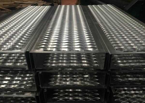 Quality Perforated Slip Resistant Metal Plate Anti Skid Channels Stainless Steel Walkway for sale
