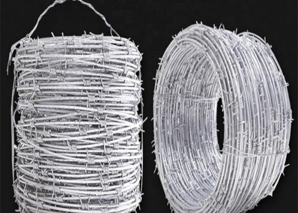 Quality Impact Resistant PVC Coated Galvanized Barbed Wire Mesh Fencing With Custom Lengths for sale