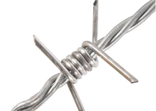 Quality 15 - 200g Zinc Coated Steel Barbed Wire Rolls for Enhanced Corrosion Protection for sale