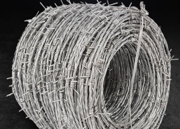 Quality Zinc Coated Barbed Wire Fence Roll 1.6-3.2mm Diameter for Fencing for sale