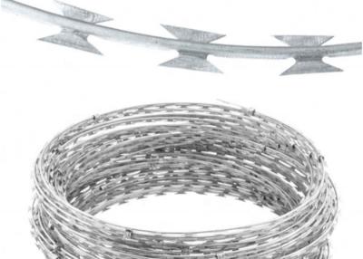 China Blue / Green / Red Barbed Wire Fence Coils Sharp 1.5-3cm Barb Length For Security Fencing for sale