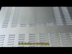 Ss304 en Aluminium Louver Punch Perforated Metal Plate Plate Regenbestendig Blind