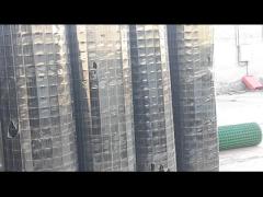 Corrosiebestendig vierkant gat zwart PVC-gecoat draadnetpaneel aanpasbaar voor beton