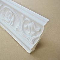 China Moisture Proof Eco-friendly Polyurethane Ceiling Cornice Easy To Install 3D Decorative Molding for sale
