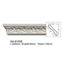China Moisture Proof Eco-friendly Polyurethane Ceiling Cornice Easy To Install 3D Decorative Molding for sale