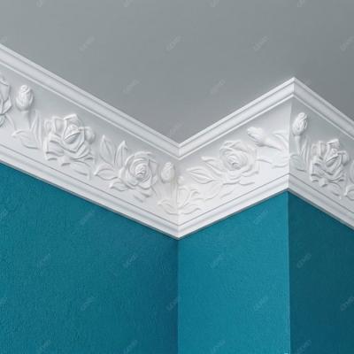 China Eco-Friendly Moisture Proof PU Fluted Exterior Moulding Easy To Install for Home Decor for sale