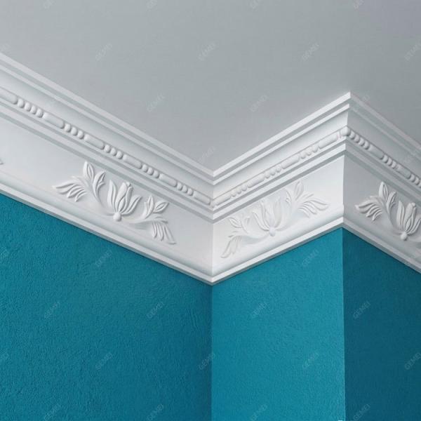 Quality GA-81039 Hot Sale Creative Villa Urethane Polymer Fluted Pu Foam Moulding for sale