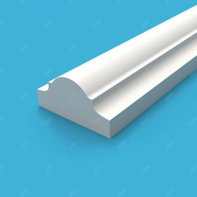 China GD-85012 43mm New Arrival Eco-Friendly House Redecoration Urethane Plain Polythurethane Ceiling Moulding for sale