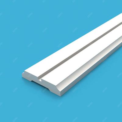 China GD-85023 62mm Customized Mid-Century Modern Ceilling Polyurethane Flat Polyurethane Trim for sale